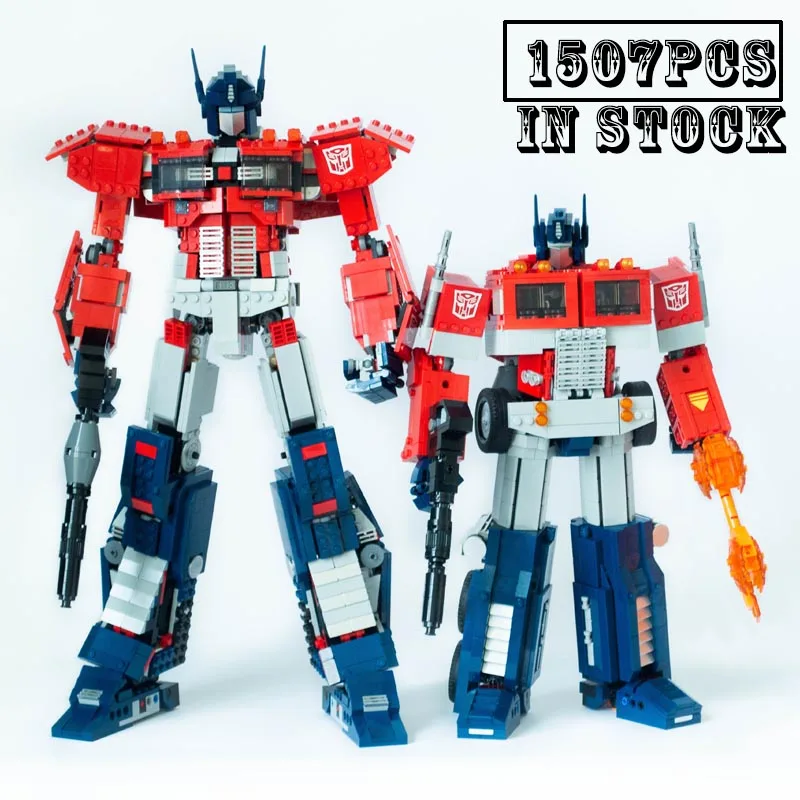 2022 NEW 10302 Optimus Pobot Prime Technical Transformers Creative Expert Building Block Bricks ...