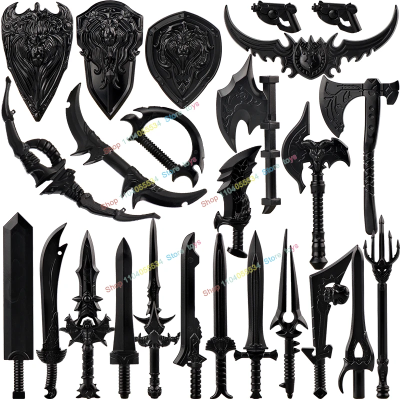5PCS PJT07 Medieval Military Cavalry Knife Sword Trident Hatchet ...