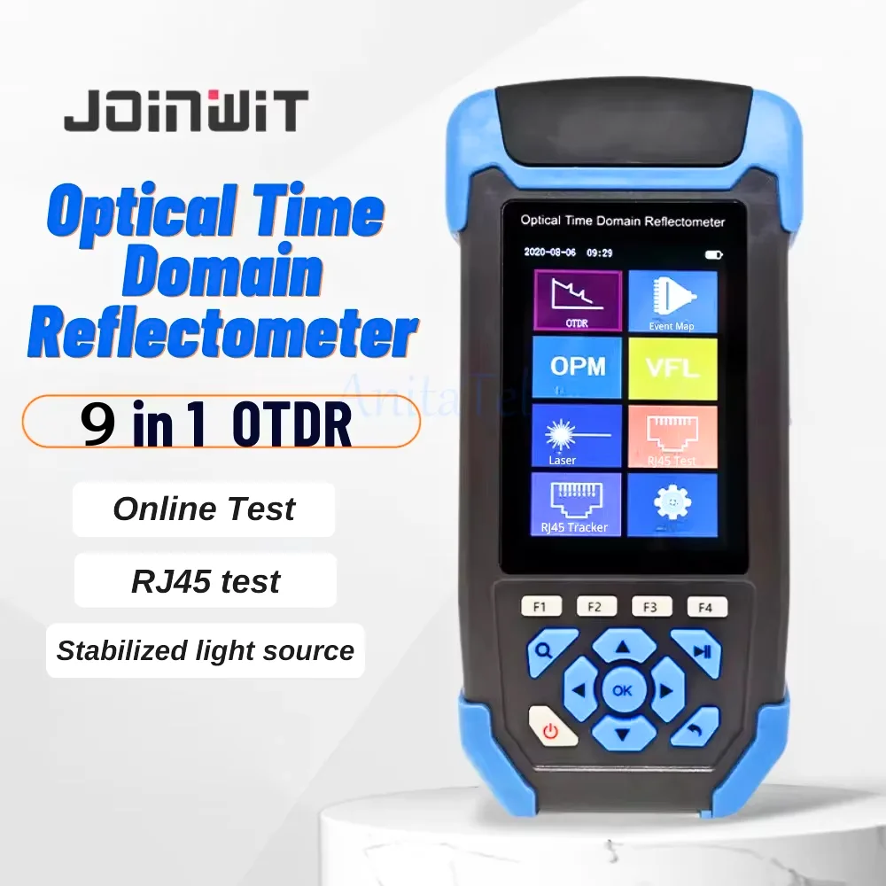 JW3302SJ OTDR English Spanish Russian Fiber Optic Reflectometer 1310 ...