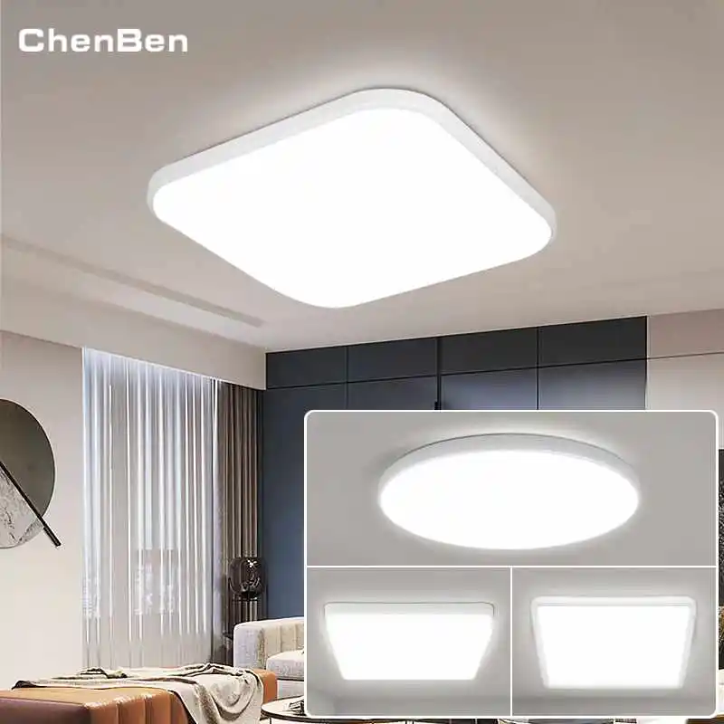 Led luz de teto 220v moderna lâmpada do teto led painel lustre de teto ...