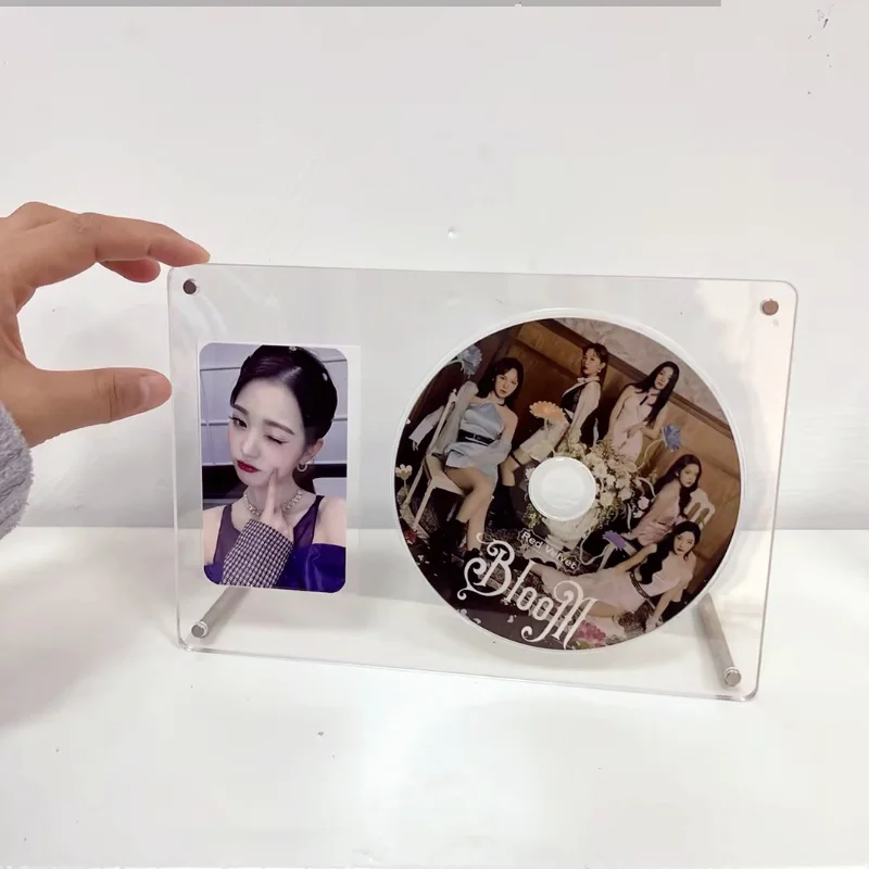 Acrylic-Photo-Frame-Idol-Kpop-Photocard-Holder-CD-Display-Stand-Picture ...