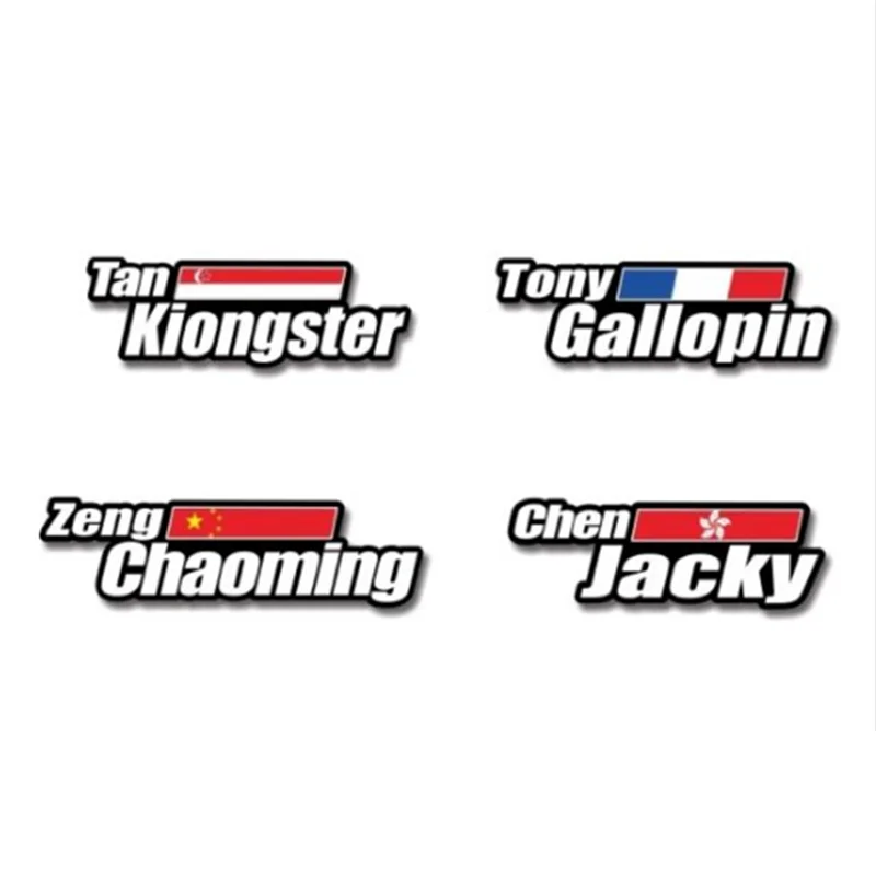 Custom-flag-name-bicycle-decals-Bike-frame-stickers-cycling-accessories ...