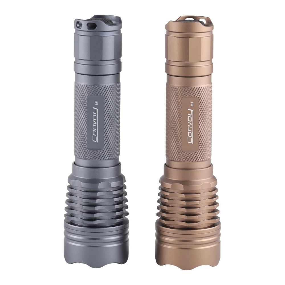 Convoy-M1-XHP70-3-HI-R9050-high-CRI-12groups-18650-flashlight-gray-tan.jpg