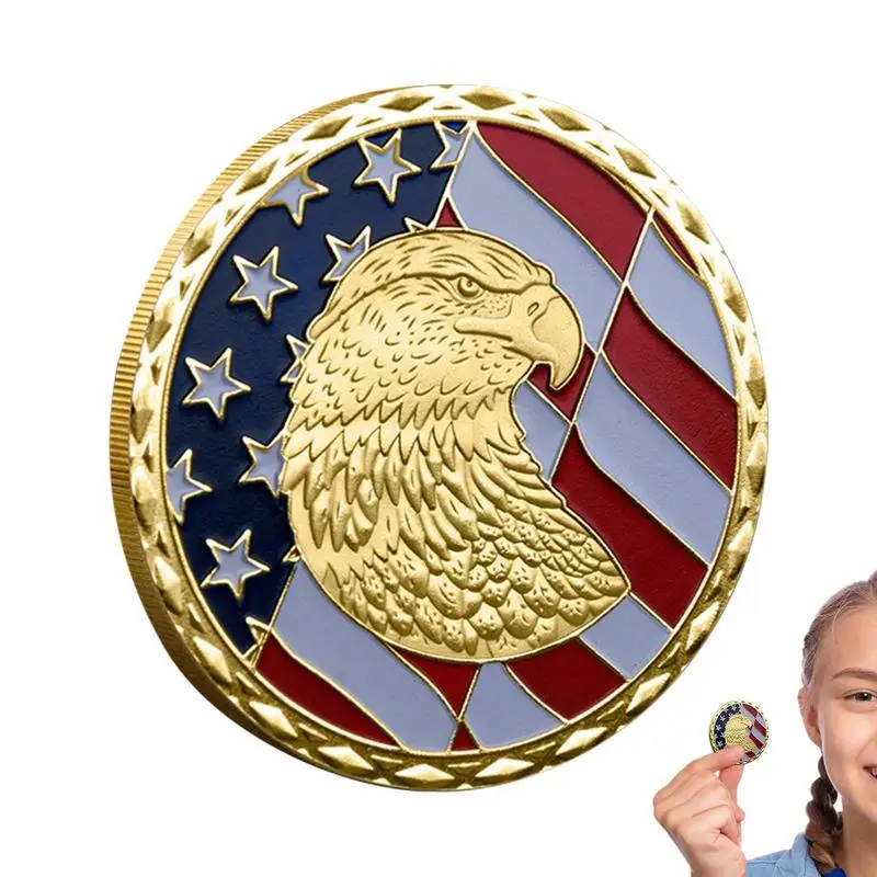 Gold-Coin-Commemorative-Free-Eagle-Gold-Plated-Coin-Collection-Baked ...