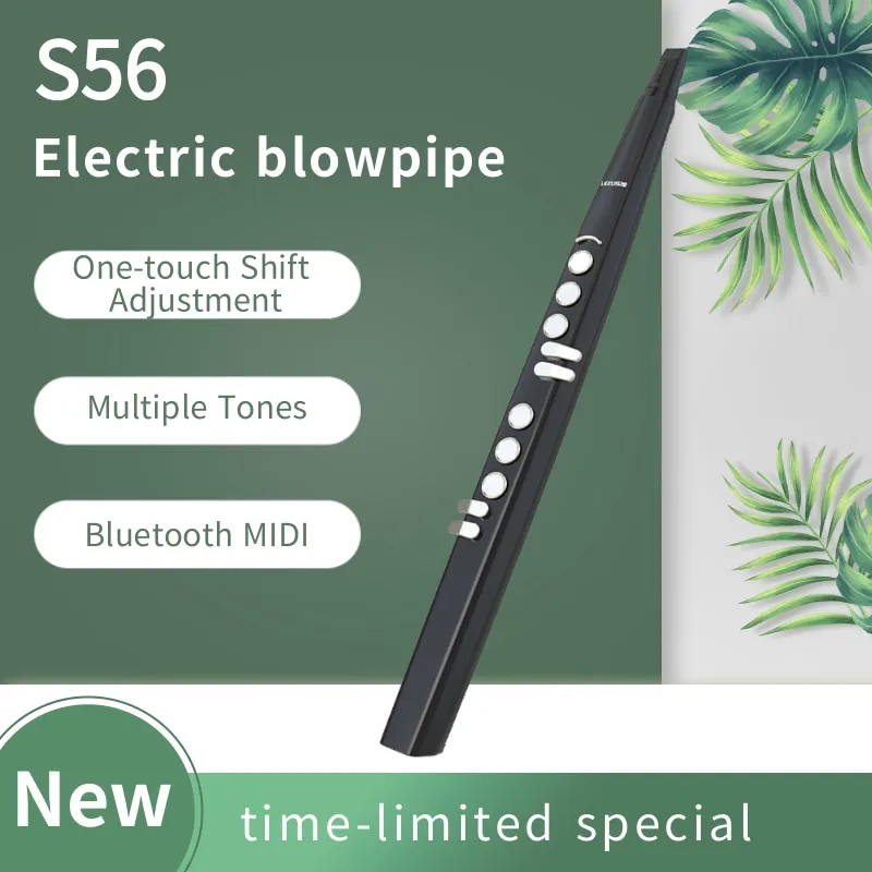 Electronic Flute for Beginners, Electric Blowpipe, Bluetooth MIDI ...
