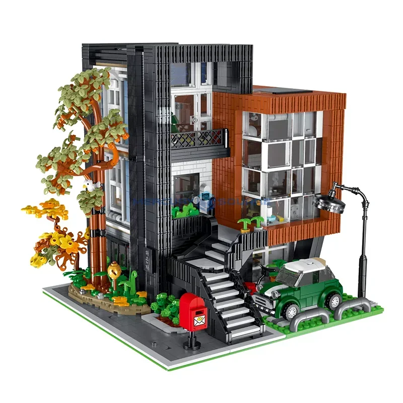 Modern-Villa-Model-Blocks-MOC-10205-Ideas-Design-Modular-Architecture ...