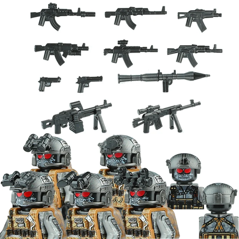 Britain-Ghost-Cop-Special-Forces-Builling-Blocks-City-Figures-SWAT ...