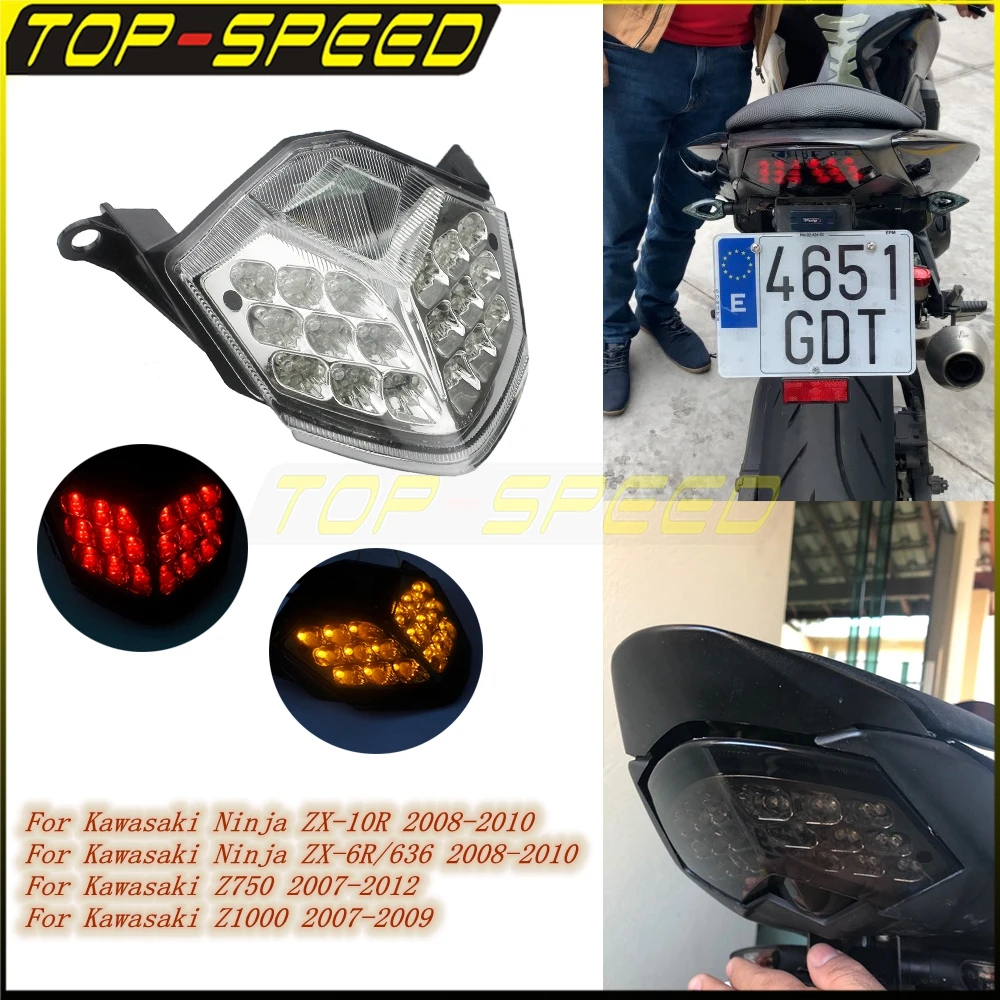 Integrated-LED-Taillight-Turn-Signal-Brake-Light-Motorcycle-Indicator ...