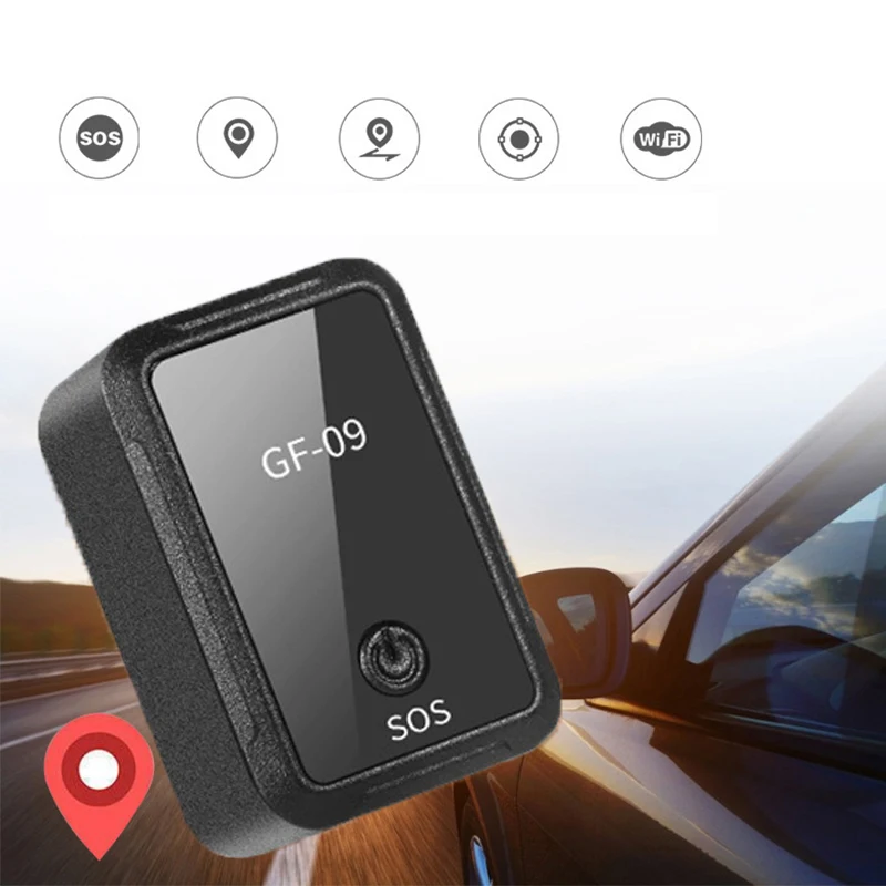 Mini Gf-09 Gps Car Tracker Valós Idejű, Lopásgátló Nyomkövető Lokátor ...
