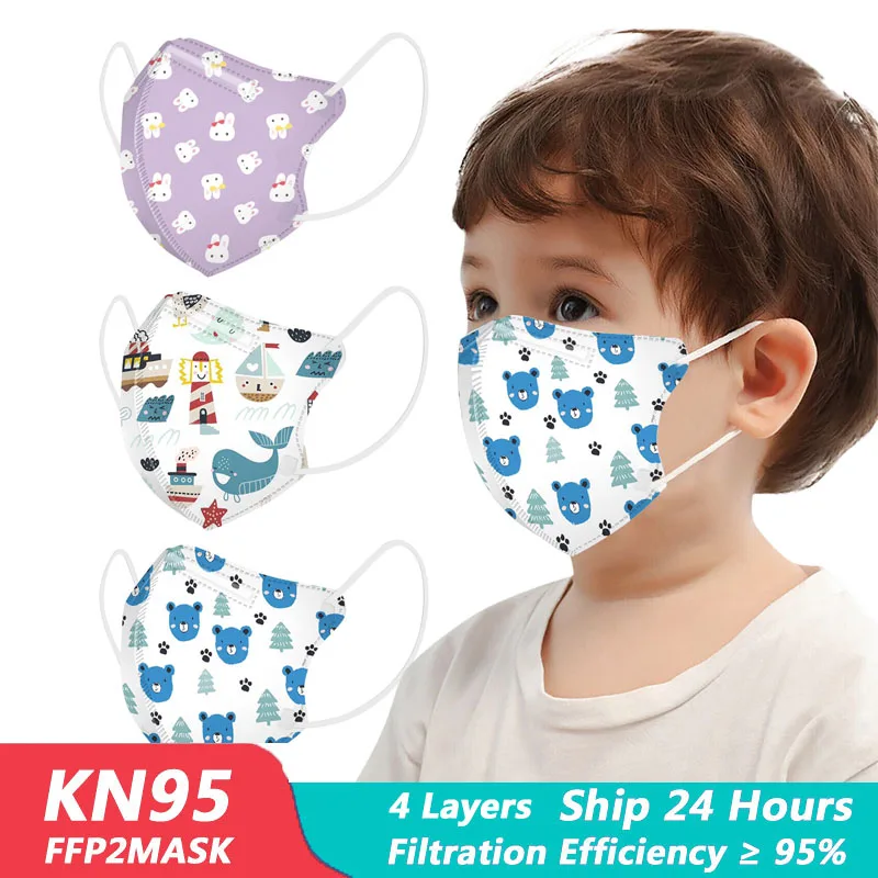 10PCS-KN95-Kids-Mask-Cartoon-Disposable-Masks-Mascarilla-fpp2 ...
