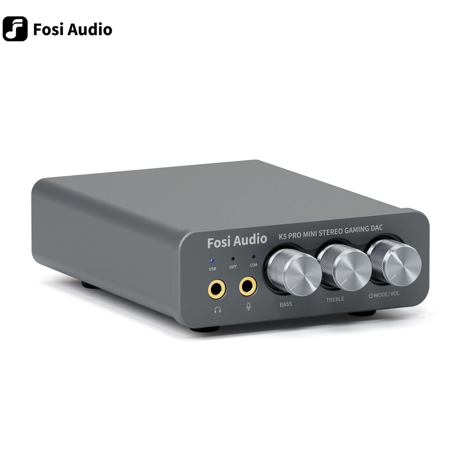 Foaudio-amplificador De Áudio Dac Pro Usb Para Jogos Dac Com Microfone ...