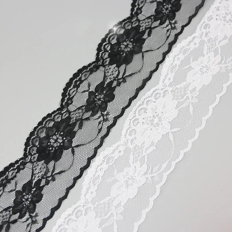 10-yards-roll-65mm-white-and-black-Lace-fabric-Webbing-Decoration ...