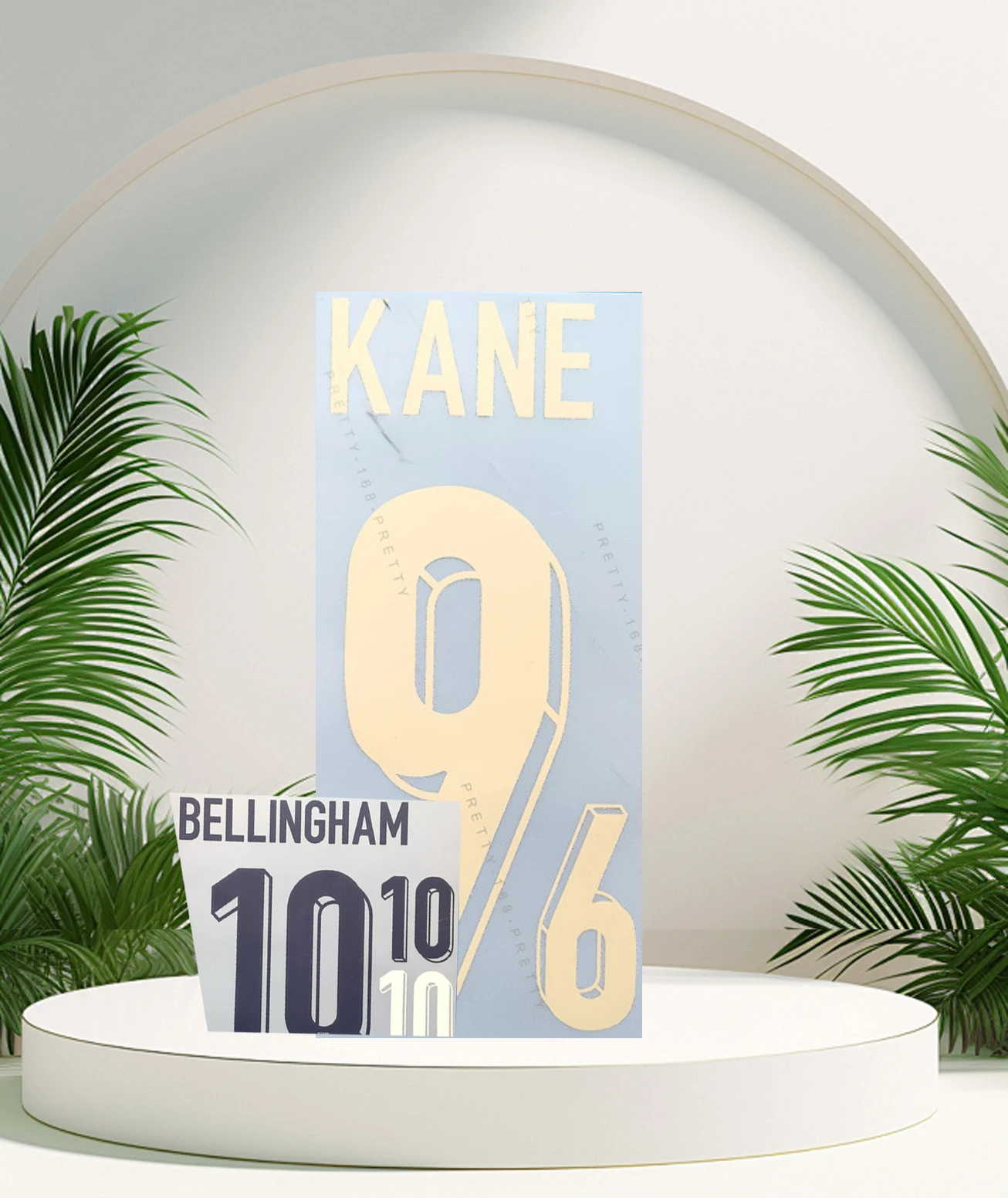 England-Name-sets-2024-25-BELLINGHAM-home-and-away-iron-on-KANE-FODEN ...