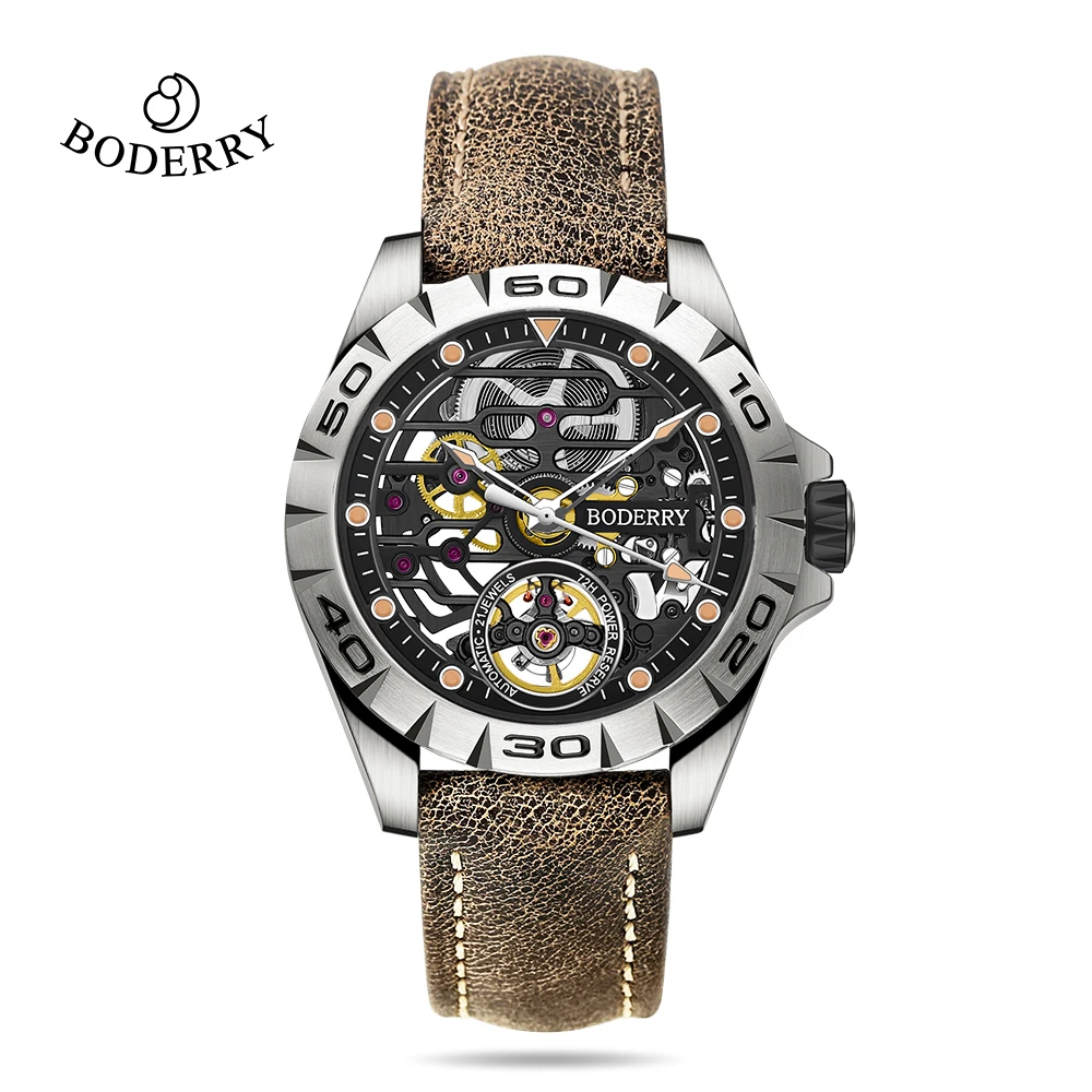 Boderry-Skeleton-Titanium-Watches-Automatic-Mechanical-Wristwatches ...