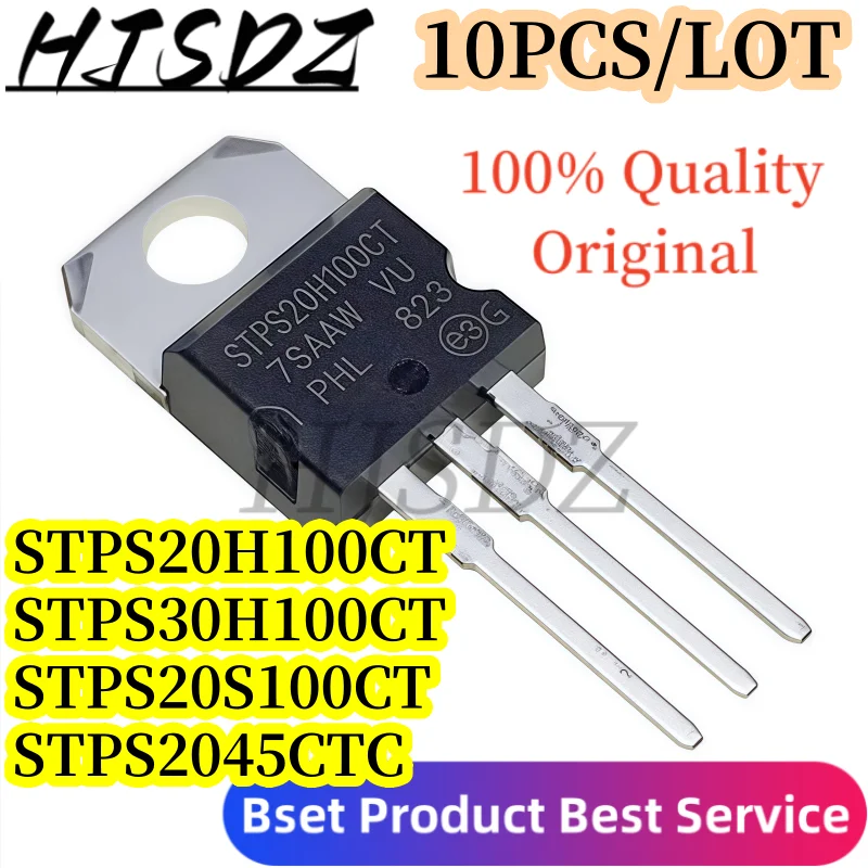 10PCS/LOT 100% Quality Original STPS20H100CT STPS30H100CT STPS20S100CT ...