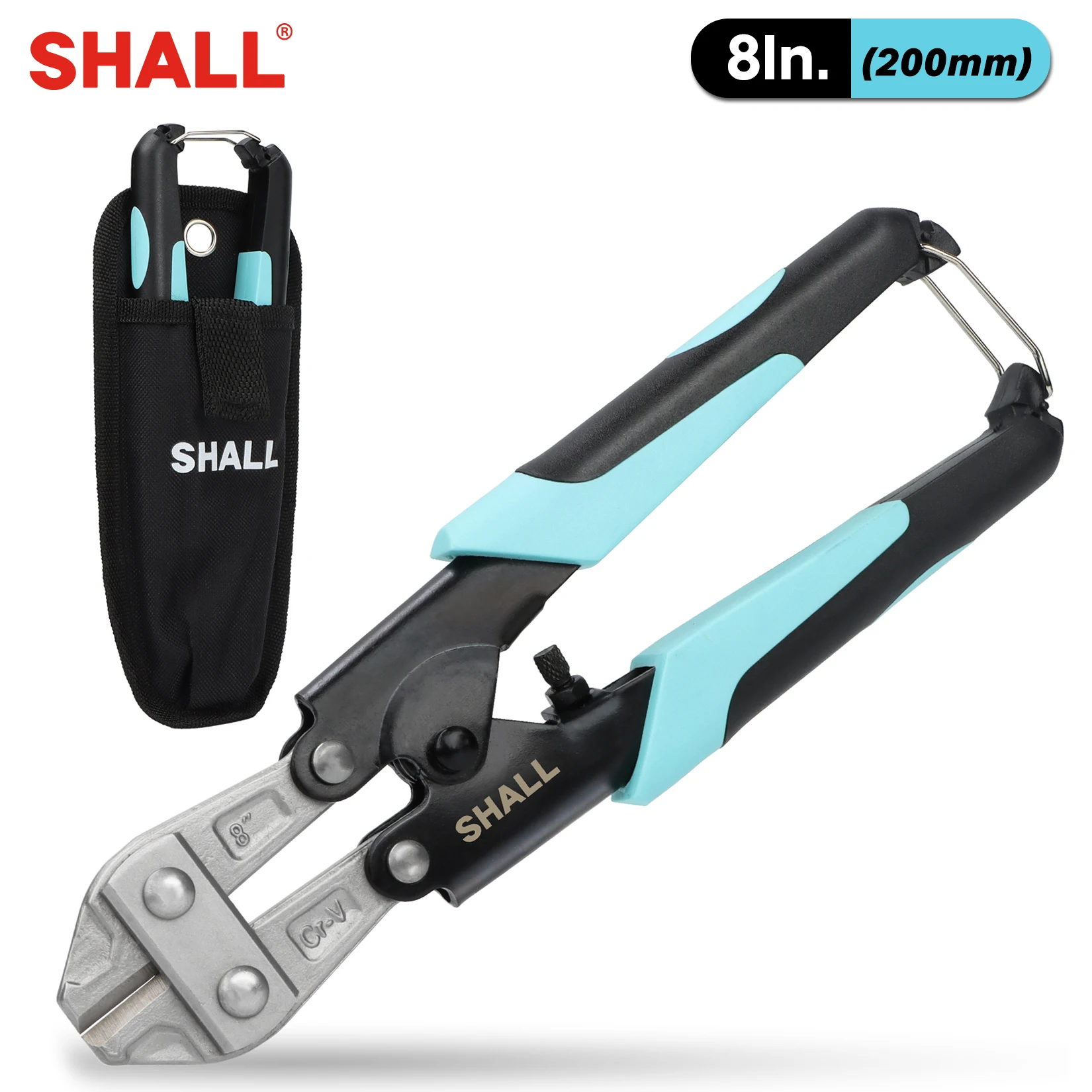 SHALL 8-Inch Mini Bolt Cutter Small Heavy Duty Wire Cutter Bolt Plier ...