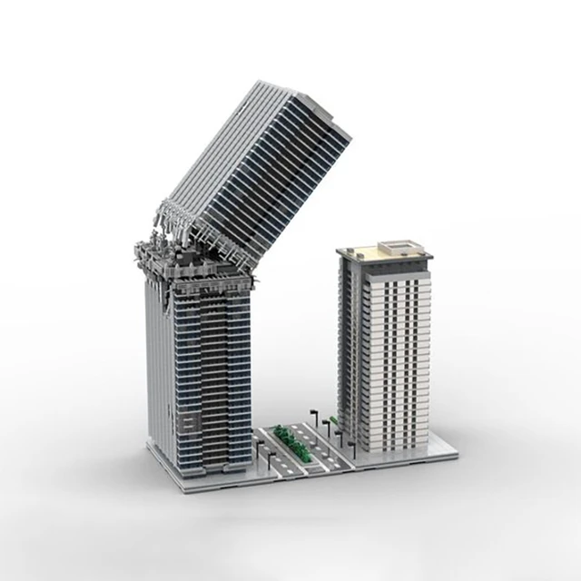 Lego World Trade Center Collapse