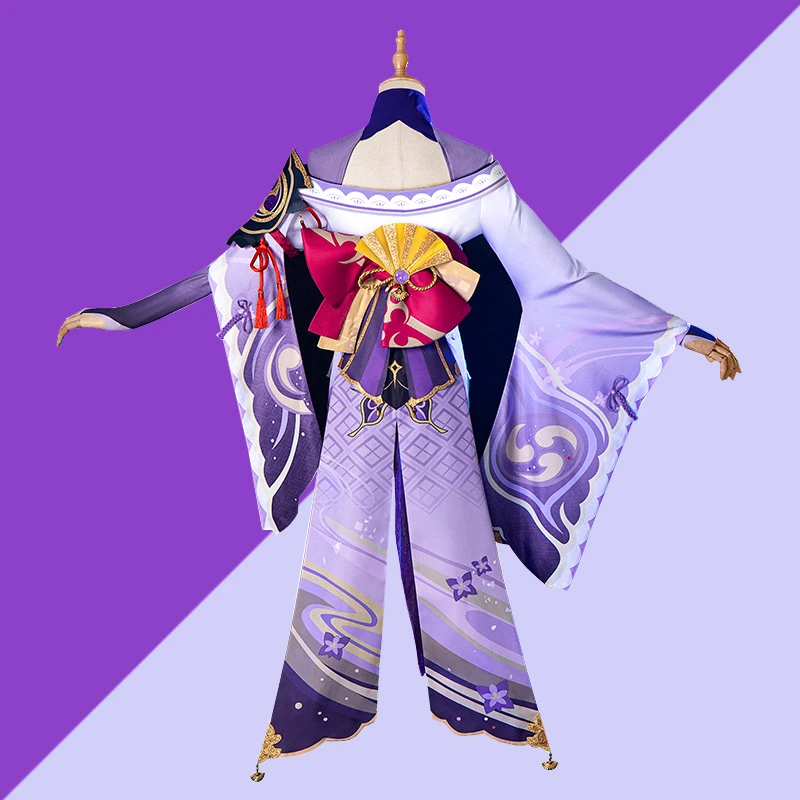 Game Genshin ROLECOS Impact Raiden Shogun Cosplay Costume Baal Raiden ...