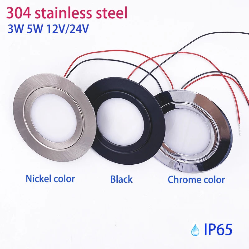 LED Mini Downlight Outdoor IP65 Waterproof DC12V 24V 3W 5W Bathroom ...