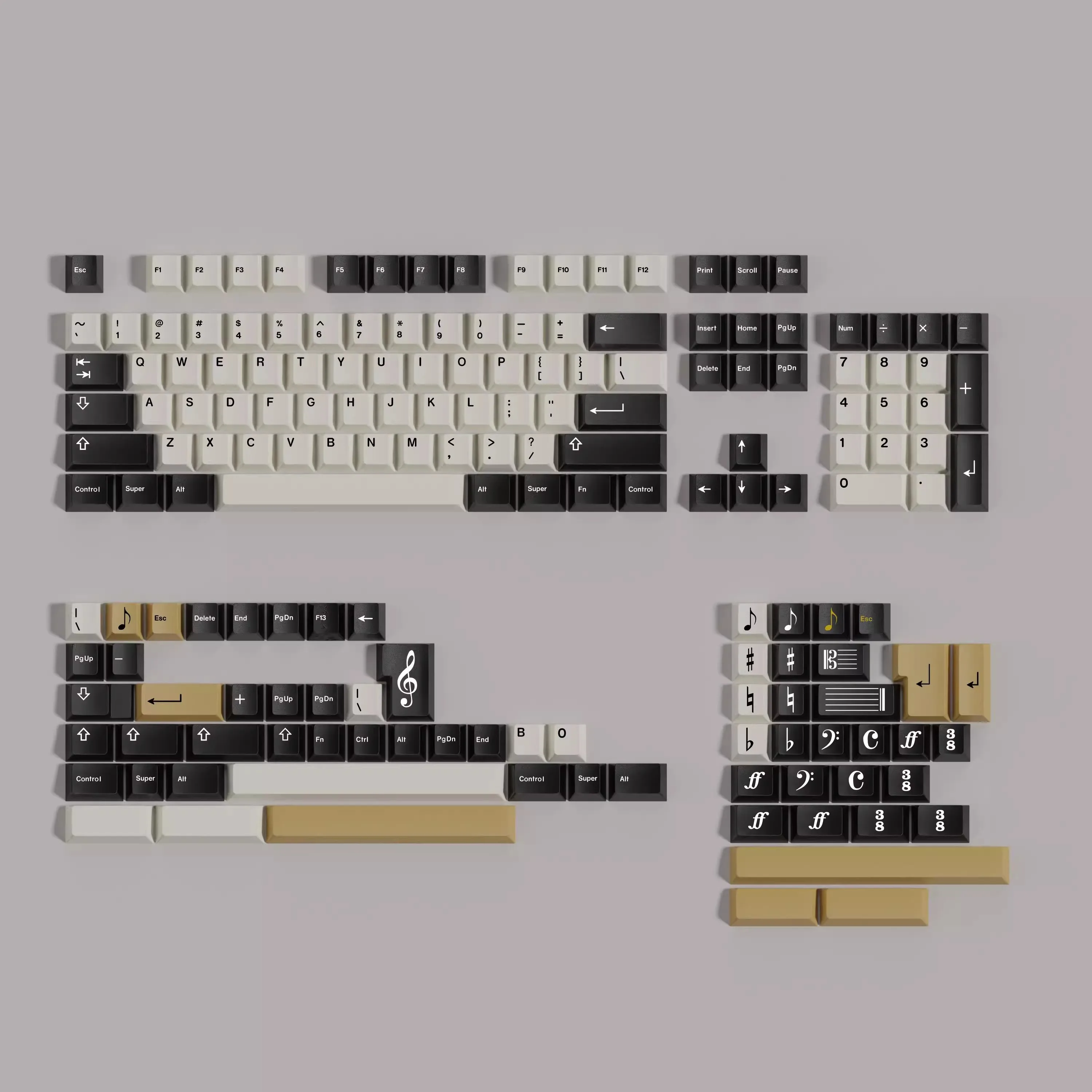 1 Set GMK Maestro Keycaps PBT 5 Sides Dye Sub Key Caps Cherry Profile ...