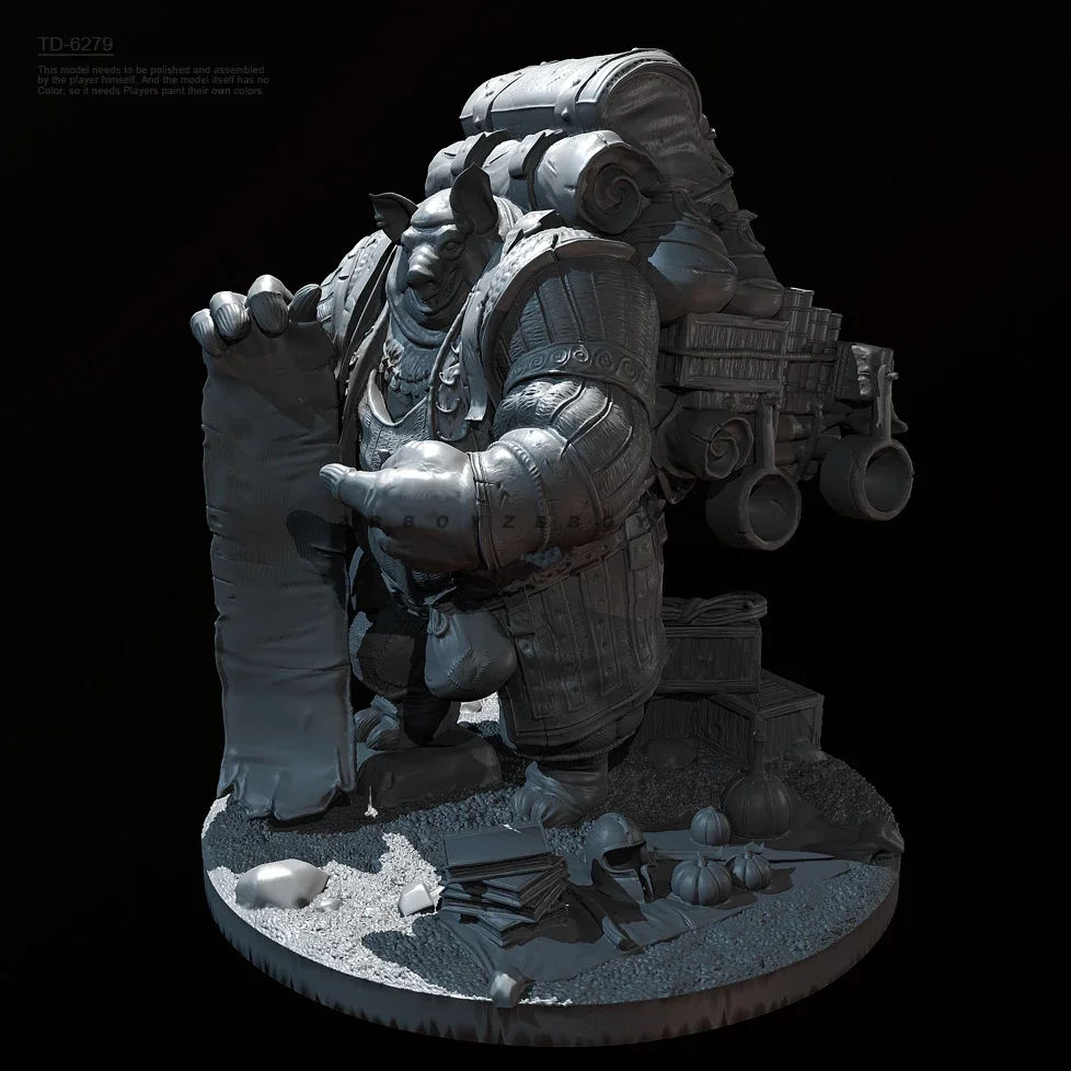 38mm 50mm Resin model kits figure colorless and self-assembled（3D ...