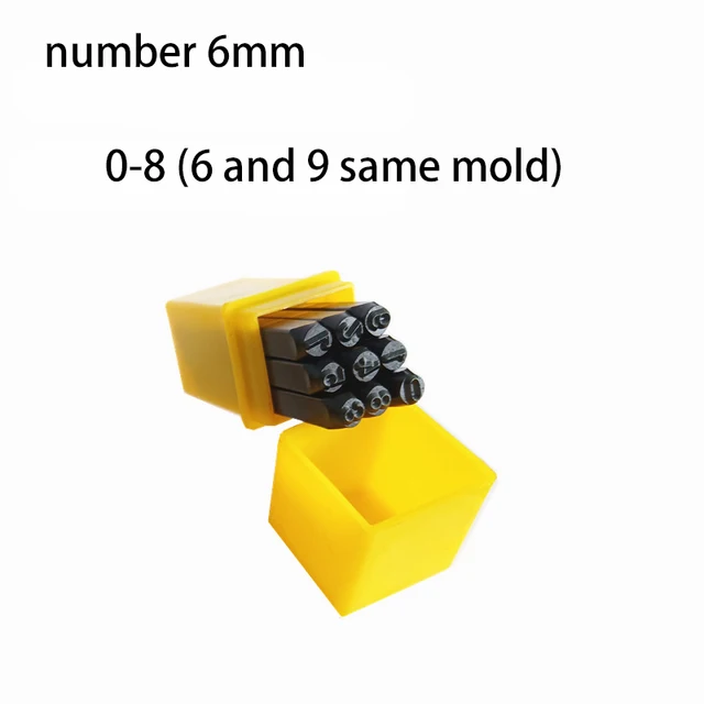 Numbers Alphabets DIY Handmade Embossing Stamp For Leather Steel Punch ...