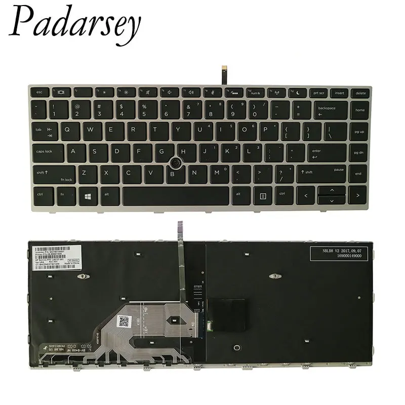 Padarsey Replacement Us Keyboard For Hp Probook 640 645 G4 / 640 G5 ...