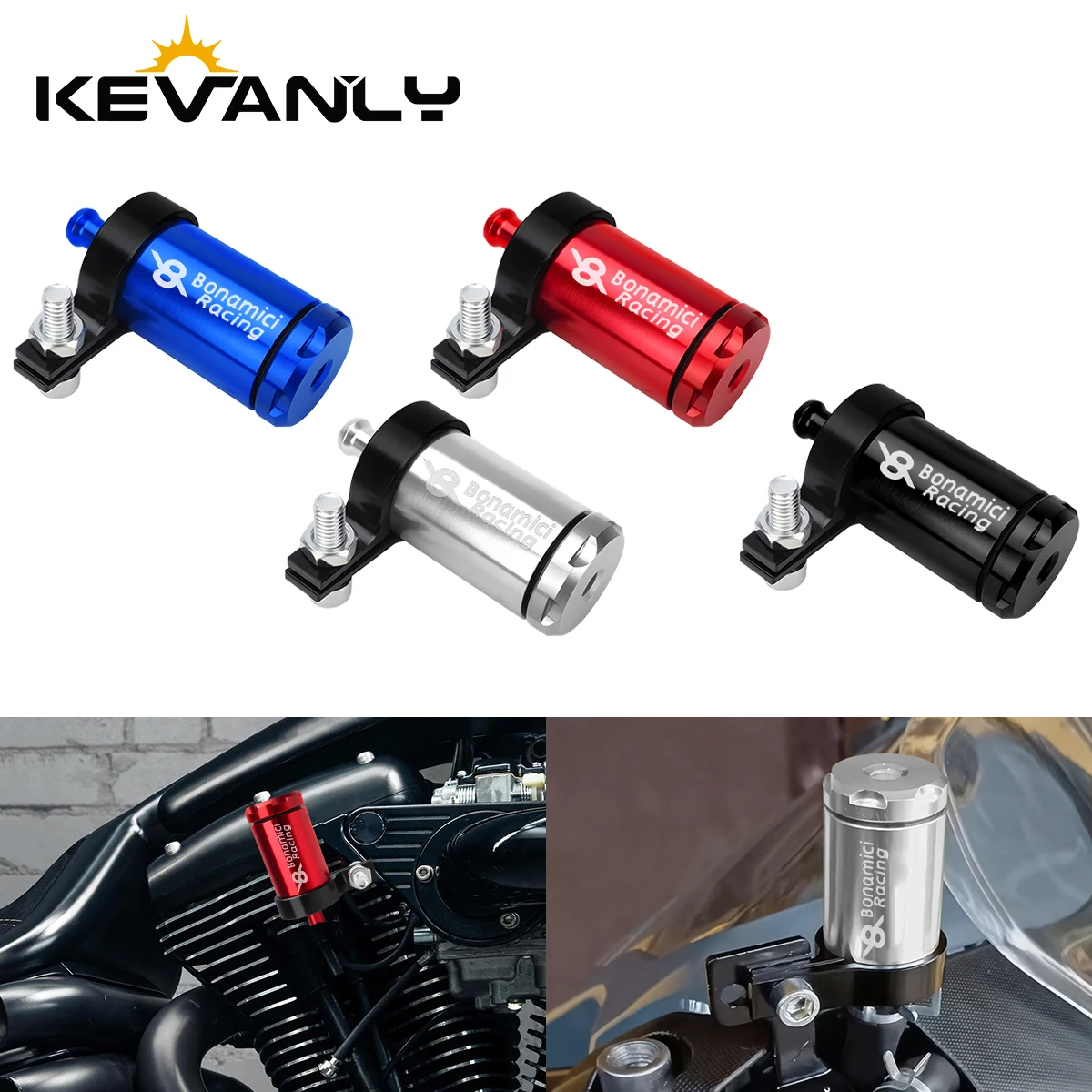 Reusable Motorcycle Gasoline Filter Oil Cup Universal Aluminum Alloy ...
