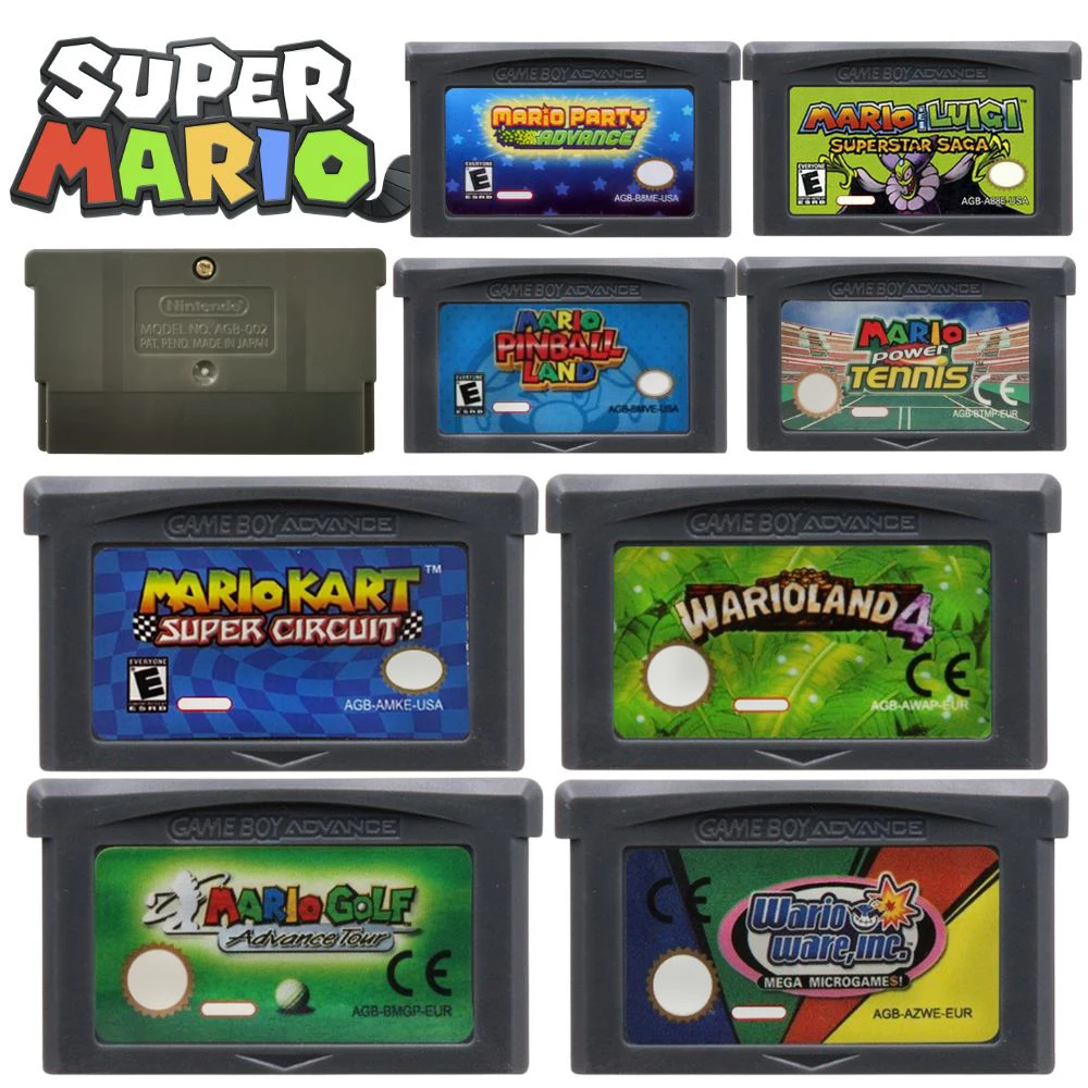 Super-Mario-Bros-Video-Game-Console-Card-GBA-Advance-Super-Mario-World ...