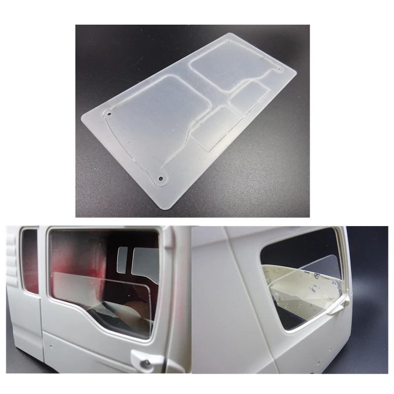 Acrylic Front Windshield Window Glass for Rc Cars 1/14 R/C Truck MAN ...