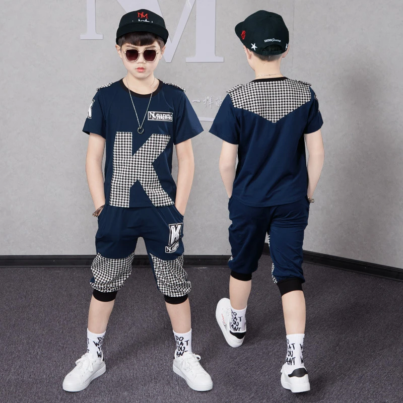 New Fashion Kids Clothes Boys Summer Set | Boy Outfit Summer Clothes ...