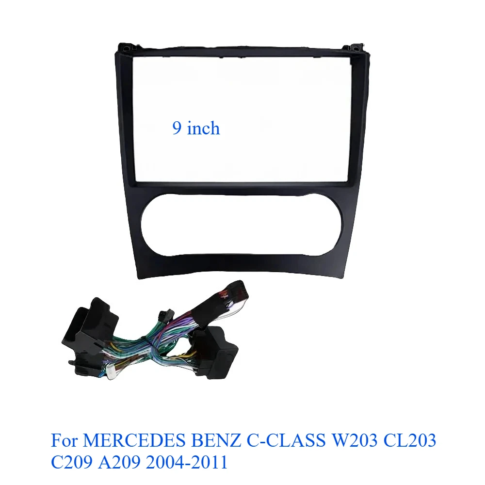 Car Radio Frame For Mercedes Benz C-Class W203 CLC Class W203 CLK Class ...