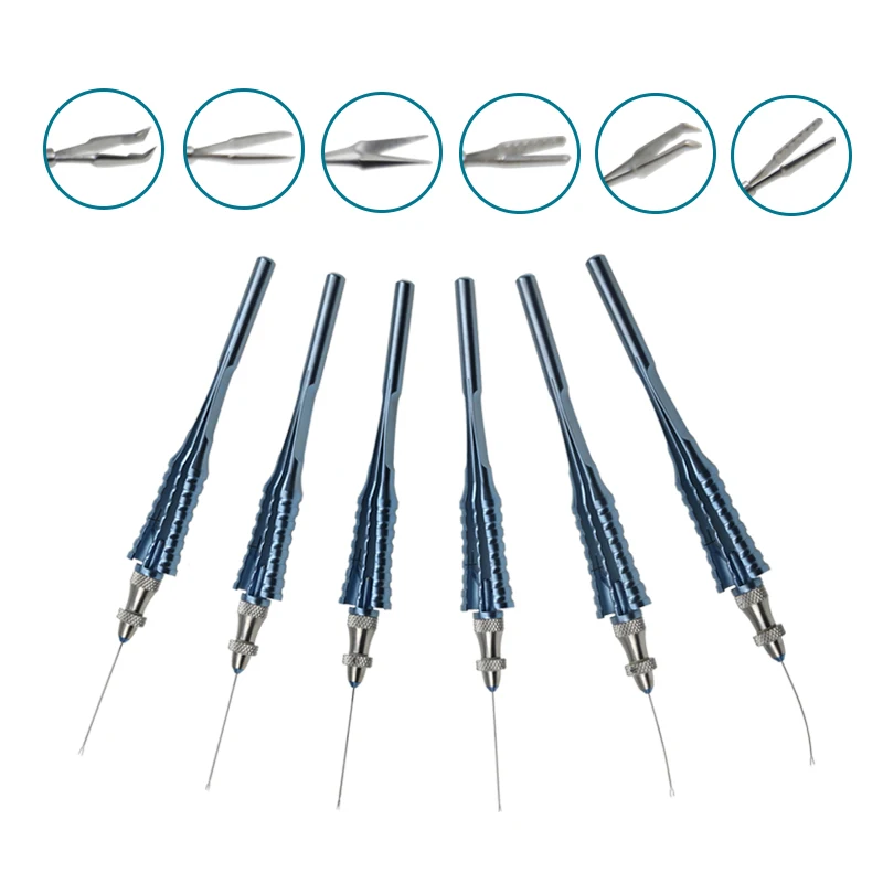 23G/25G Retinal Capsulorhexis Forceps with Titanium Handle Intraocular ...