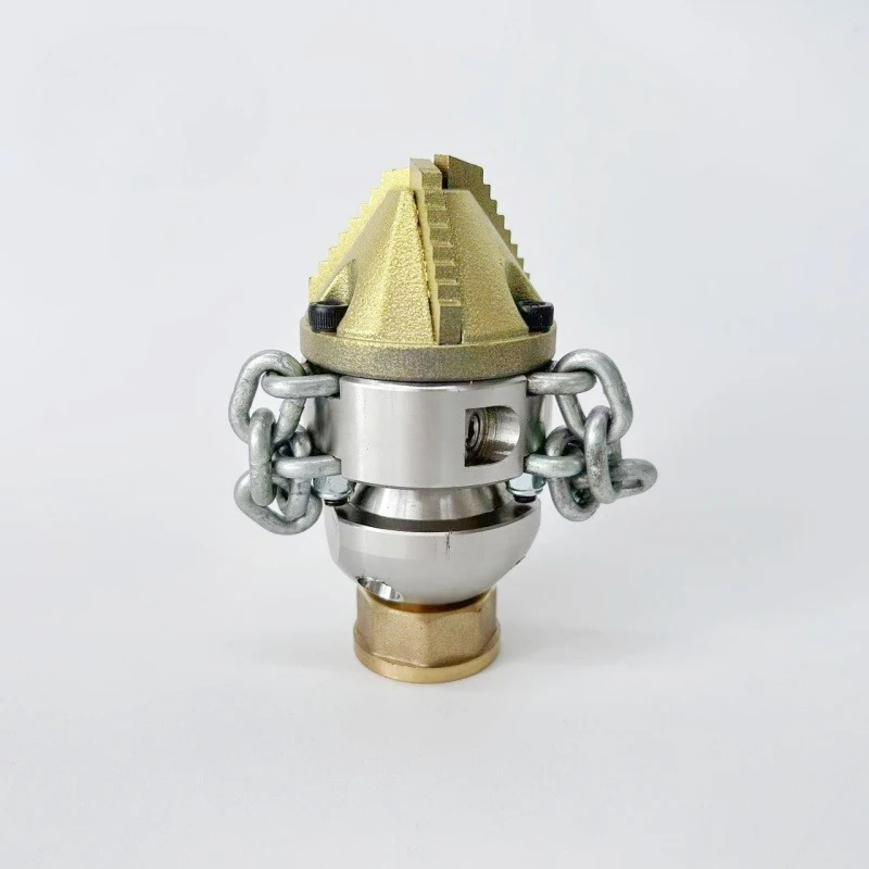 1/2"female High pressure pipeline dredging cleaning diamond nozzle Rope ...