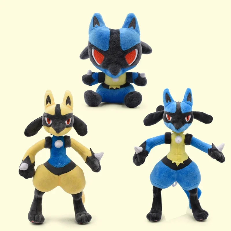 16-28cm-Lucario-Plush-Doll-Large-Standing-Heterochromatic-Kawaii-Soft ...