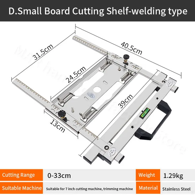 Board Cutting Guide Rail With Electric Cutter Woodworking Angle Stop ...