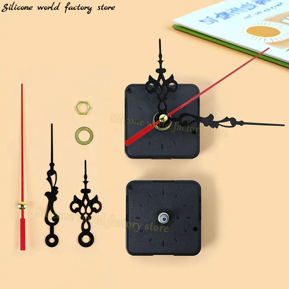 SW Wall Clock Mechanism Silent Quartz Movement Set Clockwise Sweep ...
