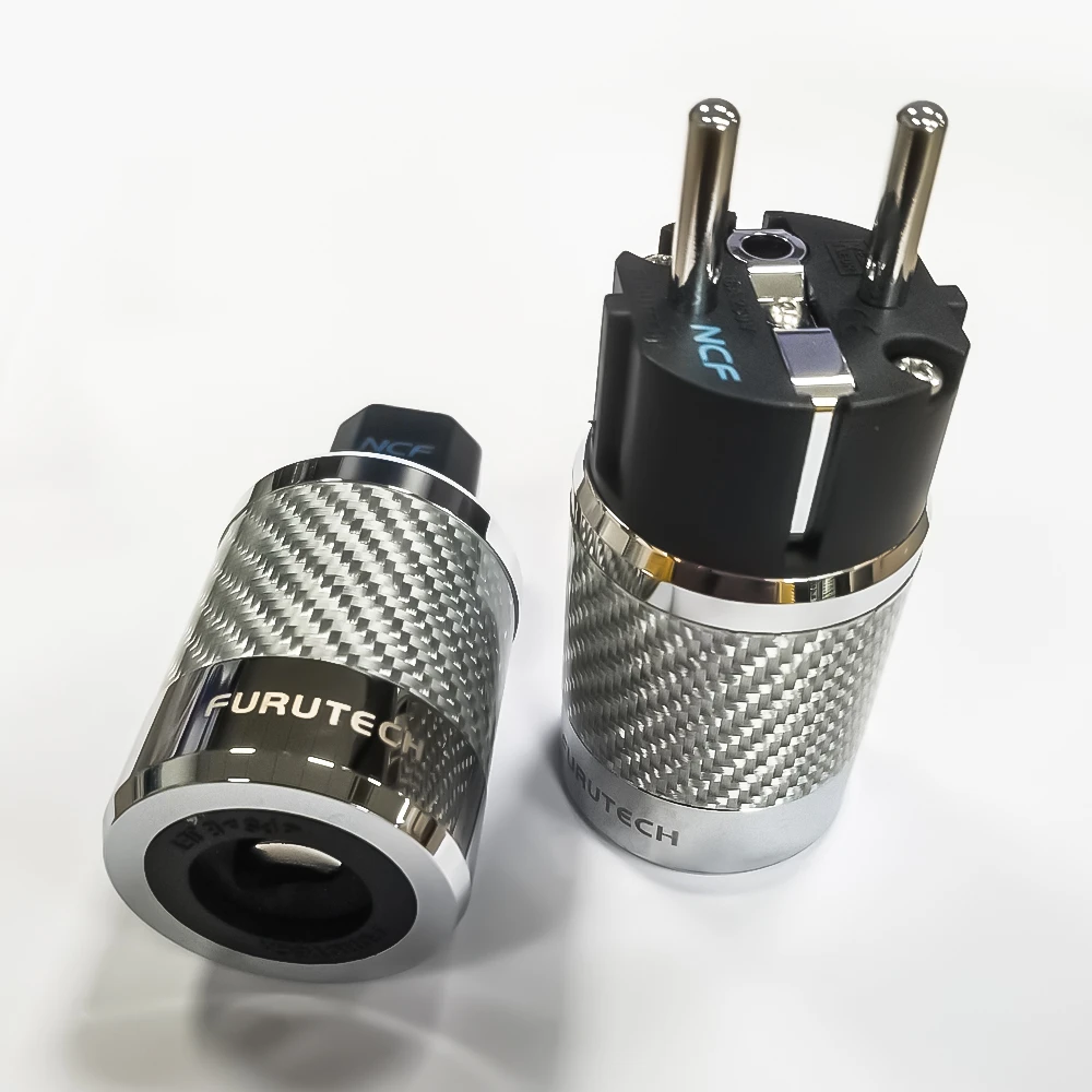Schuko Furutech NCF Nano EU/US Power Rhodium Plating Supply Plug ...