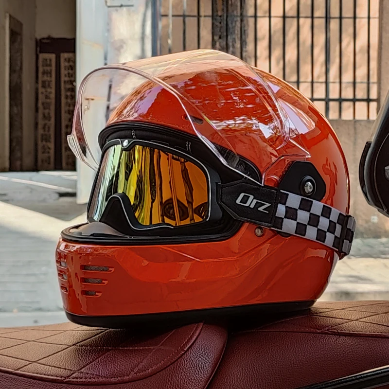 Motorcycle-helmet-full-face-casto-retro-chopper-retro-helmet-cape-de ...