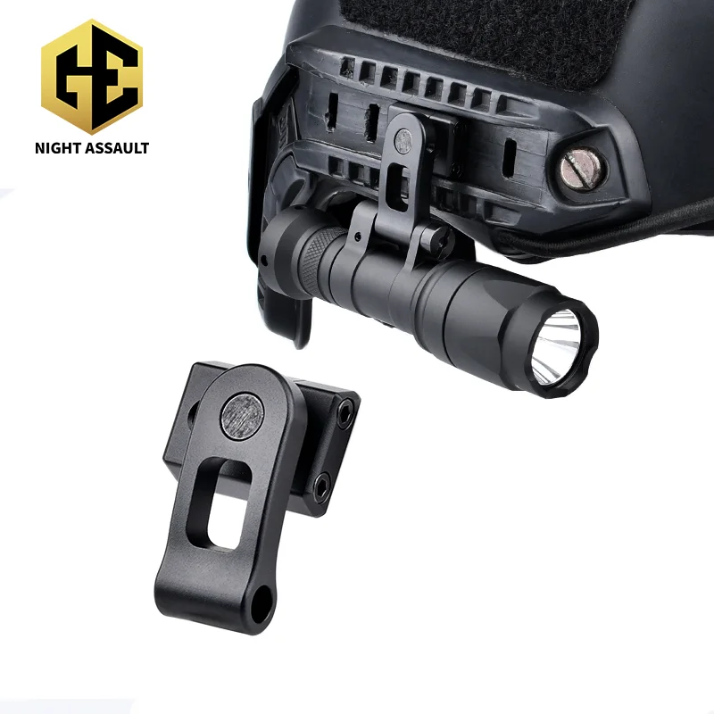 Tactical M340 M640 Scout Flashlight Mount Helmet Universal Support Fit ...