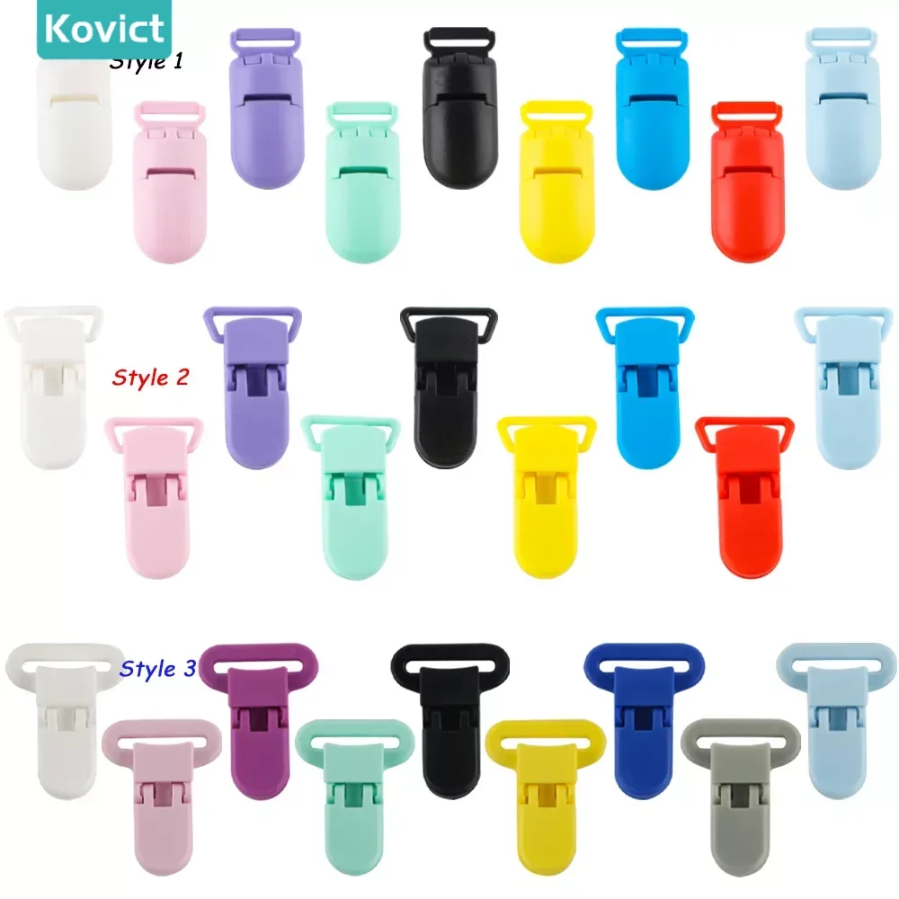 3-styles-10Pcs-Lot-Plastic-Pacifier-Clip-Solid-Clip-DIY-Baby-Pacifier ...