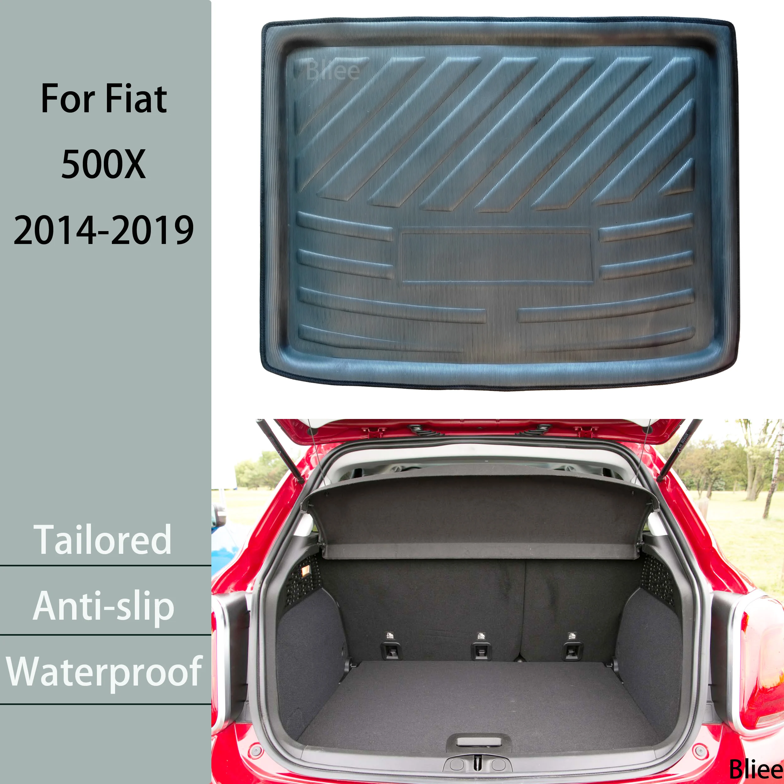 For-Fiat-500X-2014-2015-2016-2017-2018-2019-Car-Rear-Trunk-Mat-Tailored ...