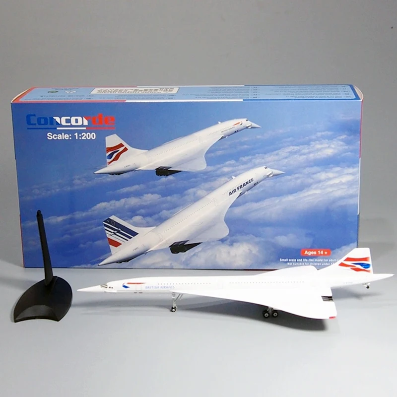 Diecast-Metal-Alloy-Plane-Model-Toy-1-200-Scale-Concorde-Air-France ...