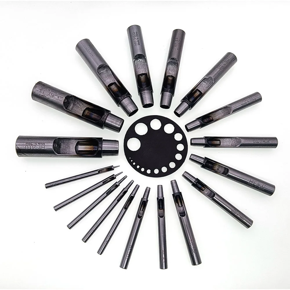 Baver Leder handwerk Punch 0.5 ~ 20mm Gürtel Runde Loch Dicke Material ...