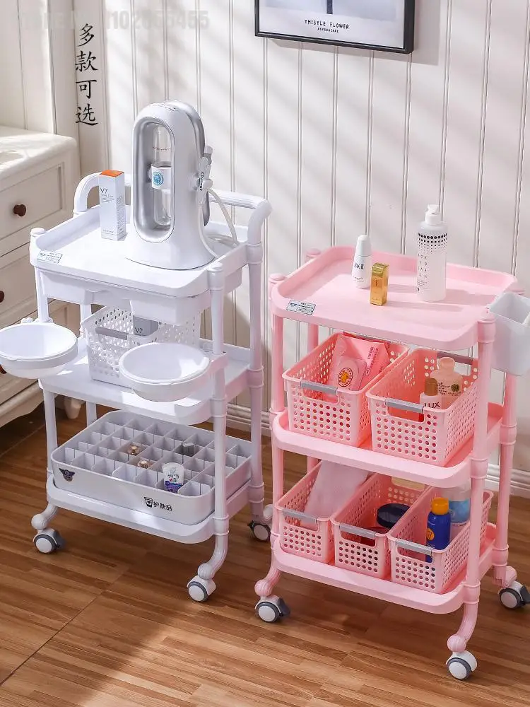 Beauty-salon-manicure-cart-rack-instrument-shelf-multi-functional ...