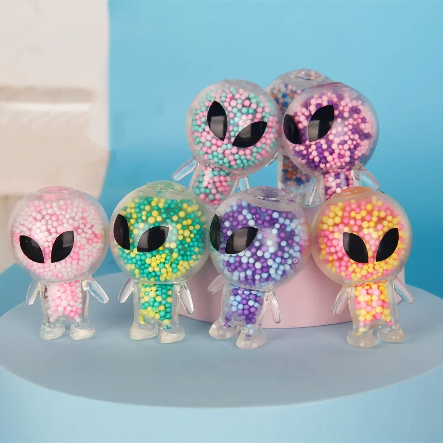 1-6-Pcs-Mini-Squishy-Alien-Toys-Bunny-Squeeze-Toy-Stress-Relief-Toy-for ...