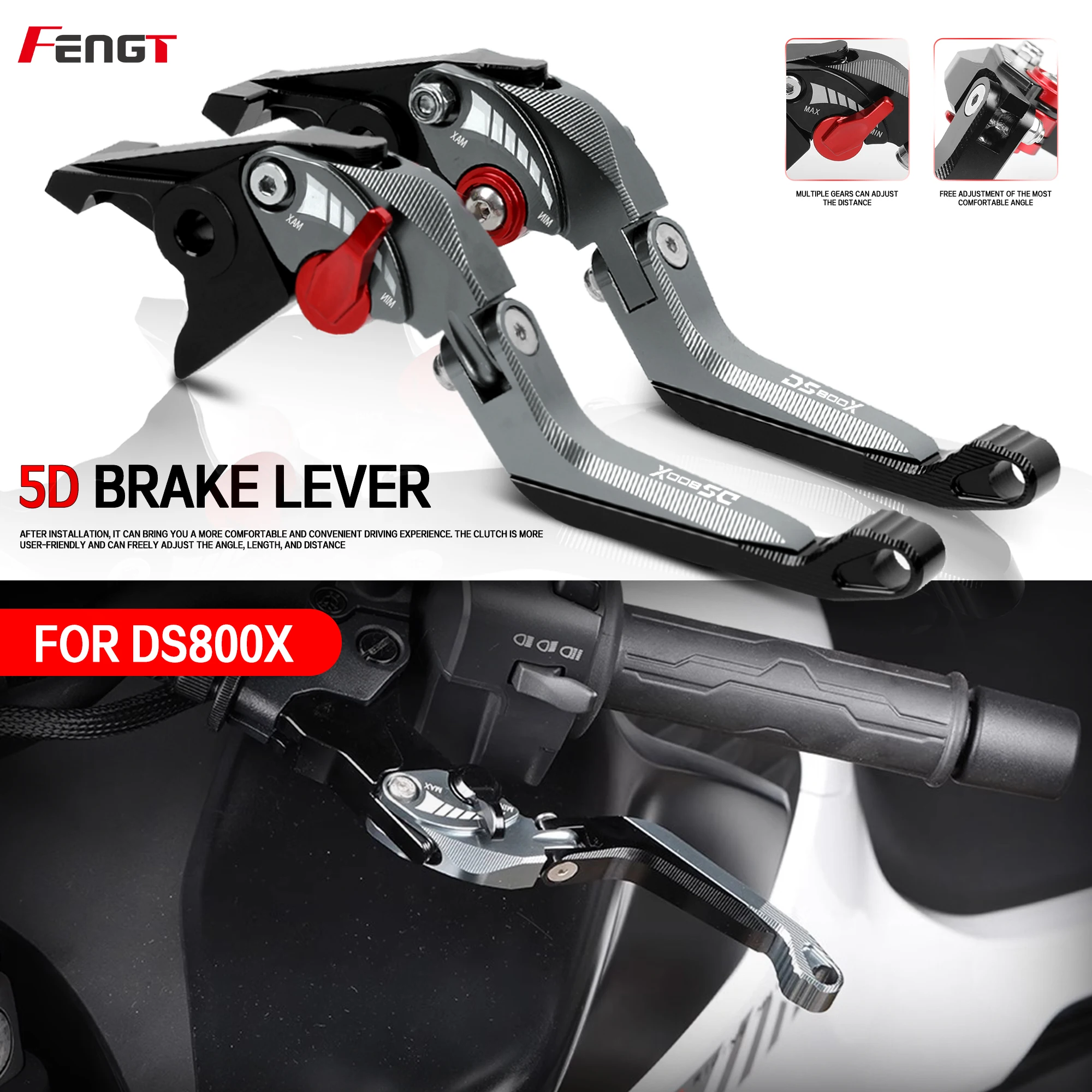 NEW 5D Brake Lever FOR VOGE Rally 800 DS800X DSX800 DSX 800 Motorcycle ...