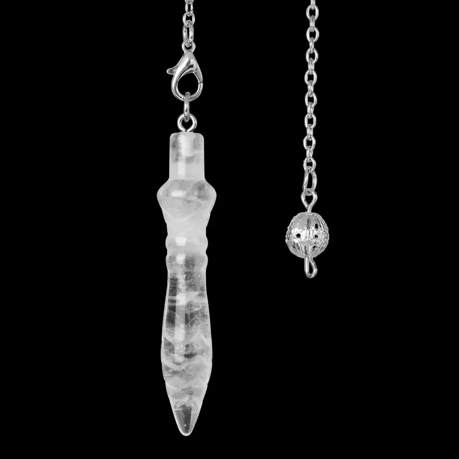P-ndulo-de-cristal-cuarzo-de-piedra-de-Gema-Natural-P-ndulo-de-cono ...