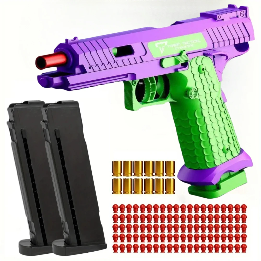 M92/2011 Shell Throwing Toy Gun Continuous Firing Blowback Soft Bullet ...