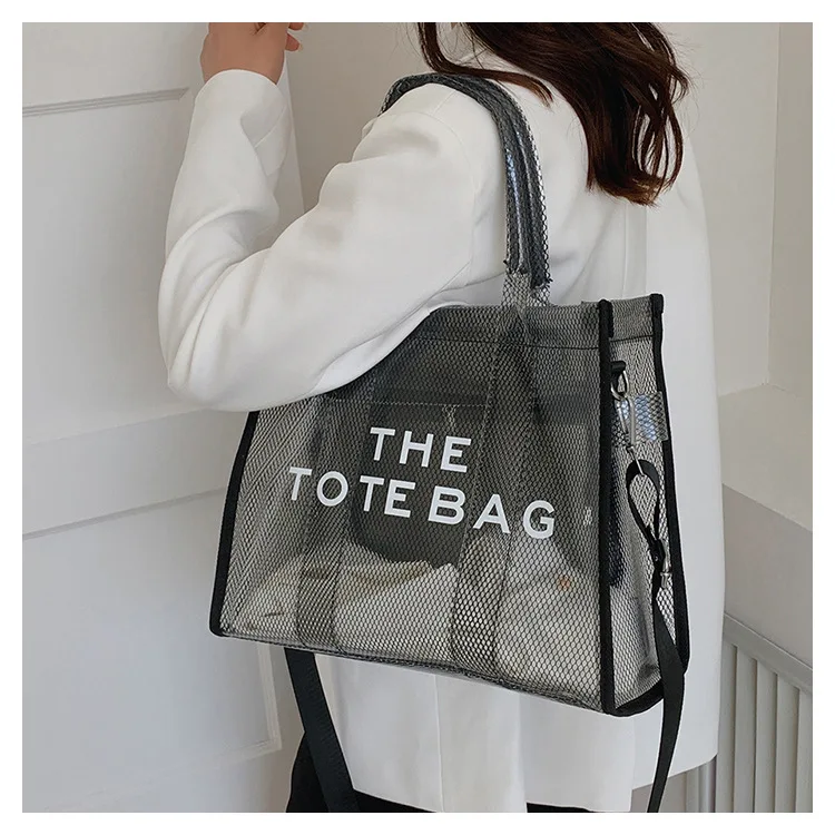 Moda Transparente Pvc Sacola para As Mulheres Designer Lady Handbags ...